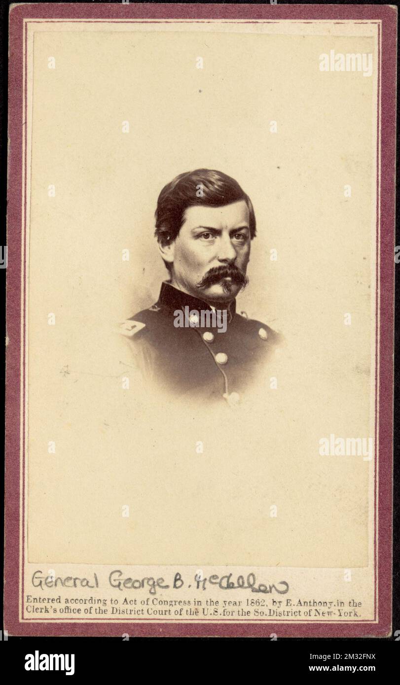 General George B. McClellan , Military officers, McClellan, George ...