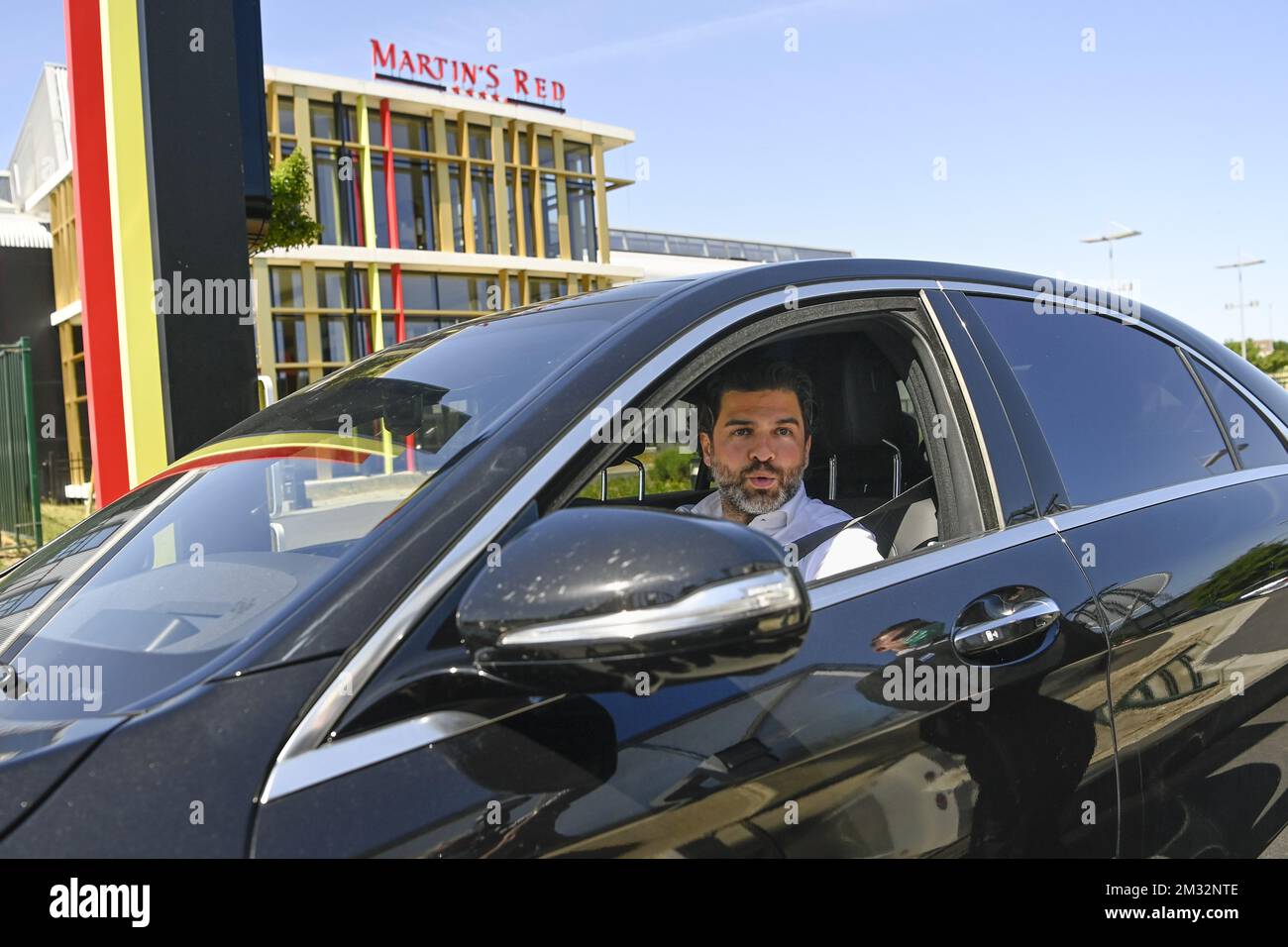 Der Vorsitzende der KBVB-URBSFA, Mehdi Bayat, kommt am Donnerstag, den ...
