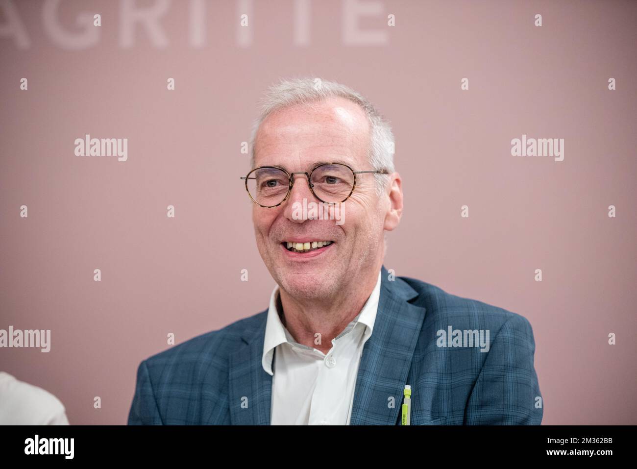 KMSK-Kurator Herwig Todts auf einer Pressekonferenz in der Kunsthalle München am Donnerstag, den ...