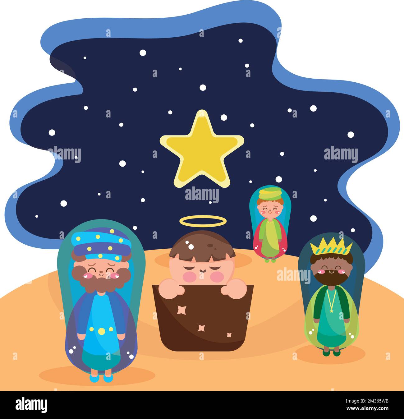 Baby jesus mary joseph karikatur Stock-Vektorgrafiken kaufen - Seite 2 - Alamy