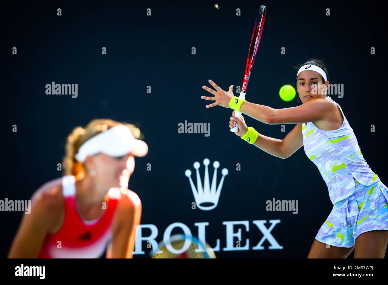 Die französische Caroline Garcia (WTA 194) und die französische ...