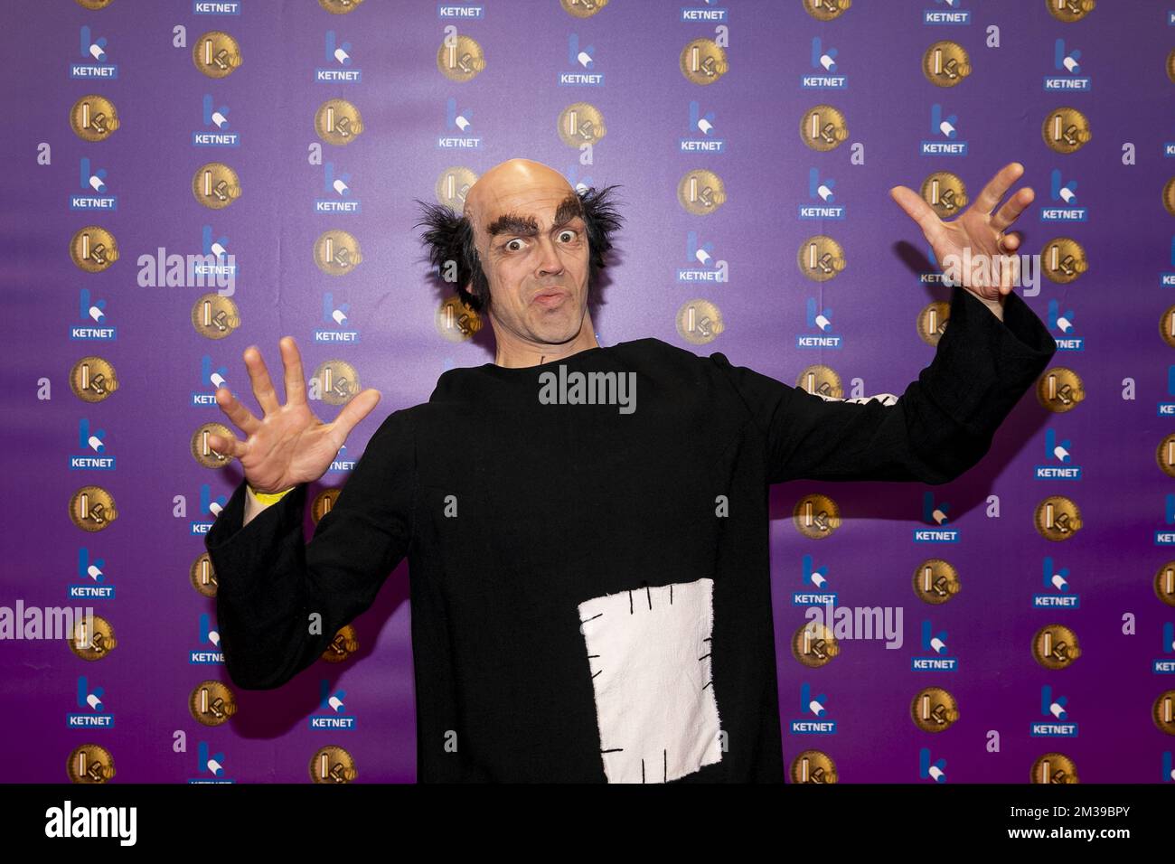 Govert Deploige, das während der vom flämischen Kinderfernsehsender ...