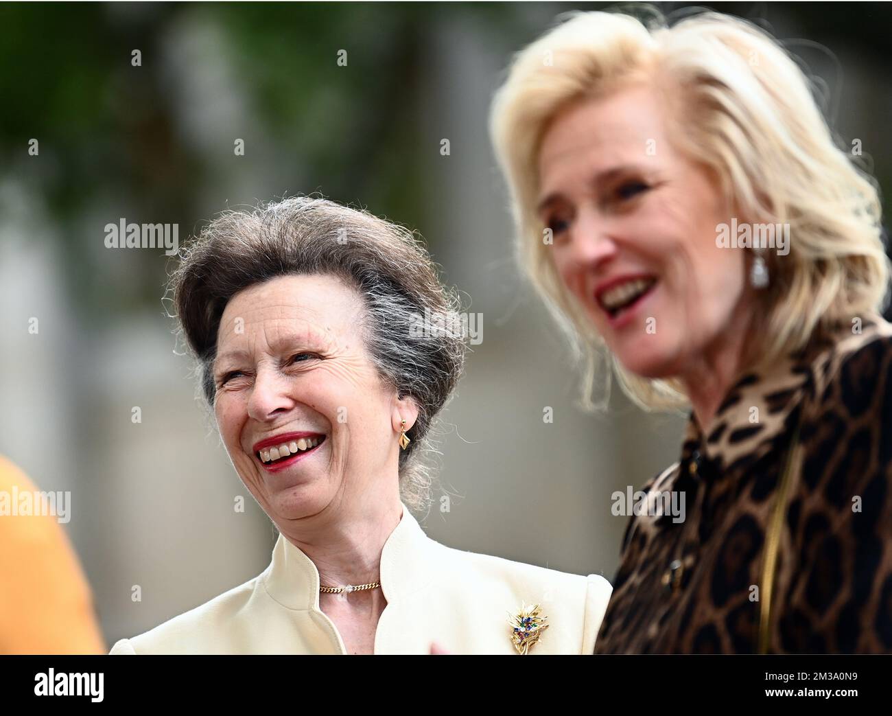 Anne, Prinzessin Royal und Prinzessin Astrid von Belgien, die am ...