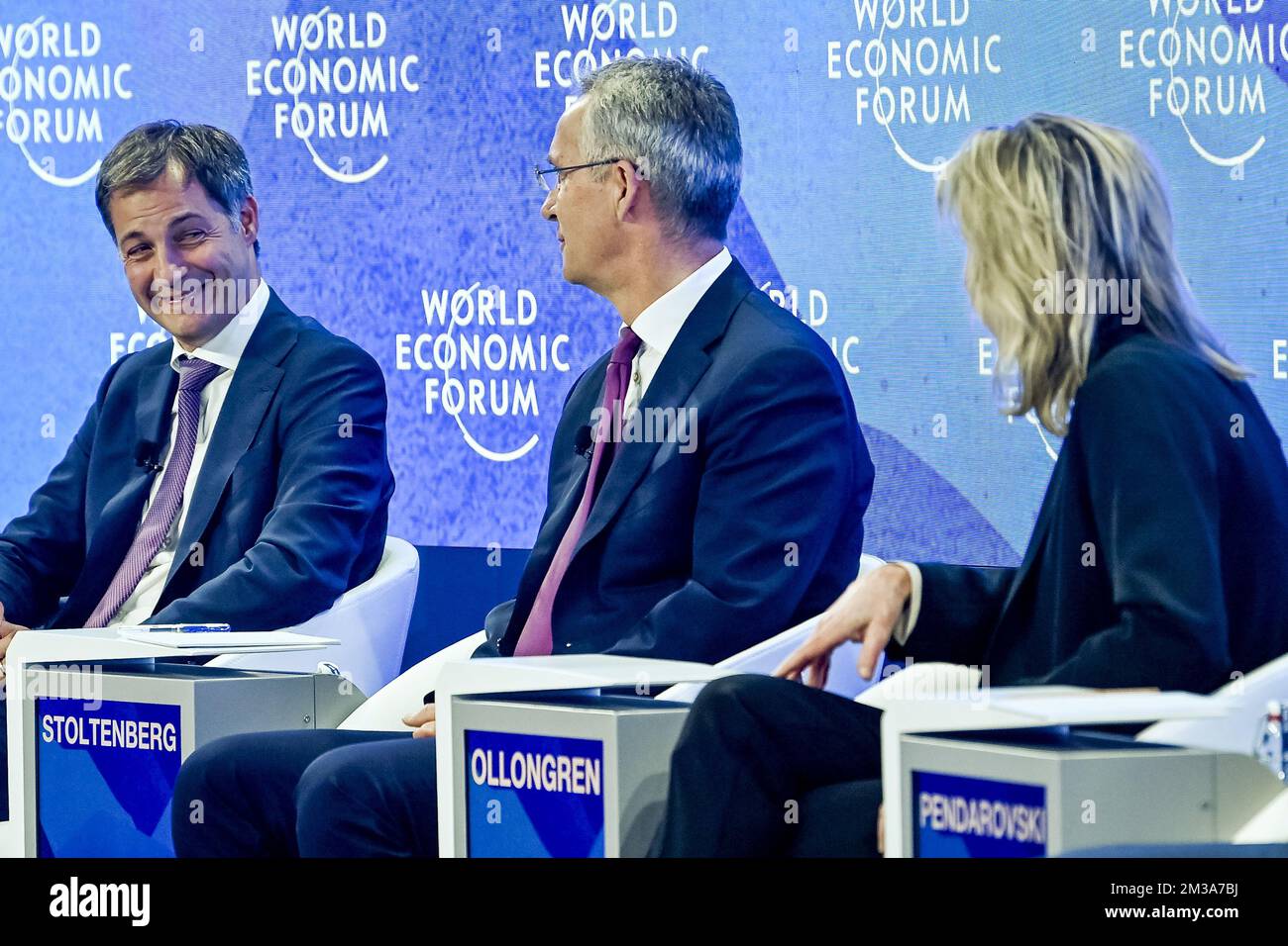 Reunion annuelle du formu economique mondial -Fotos und -Bildmaterial ...