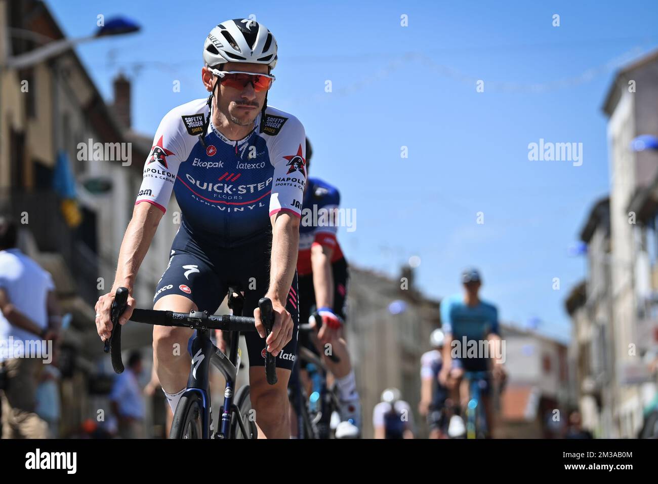 Belgiens Dries Devenyns von Quick-Step Alpha Vinyl, abgebildet zu ...