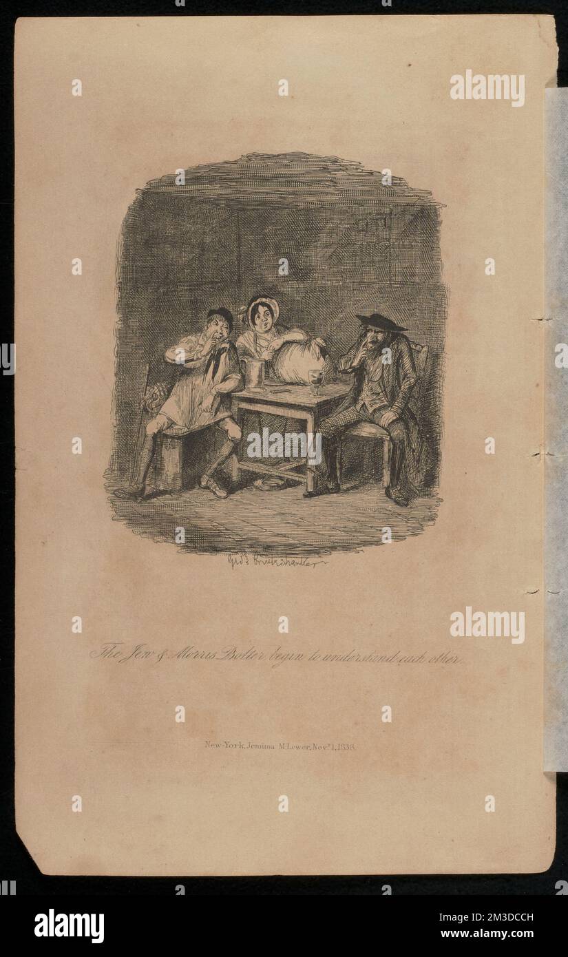 Der Jude und Morris Bolter beginnen sich gegenseitig zu verstehen, Kriminelle, Fagin-Fictitious ...