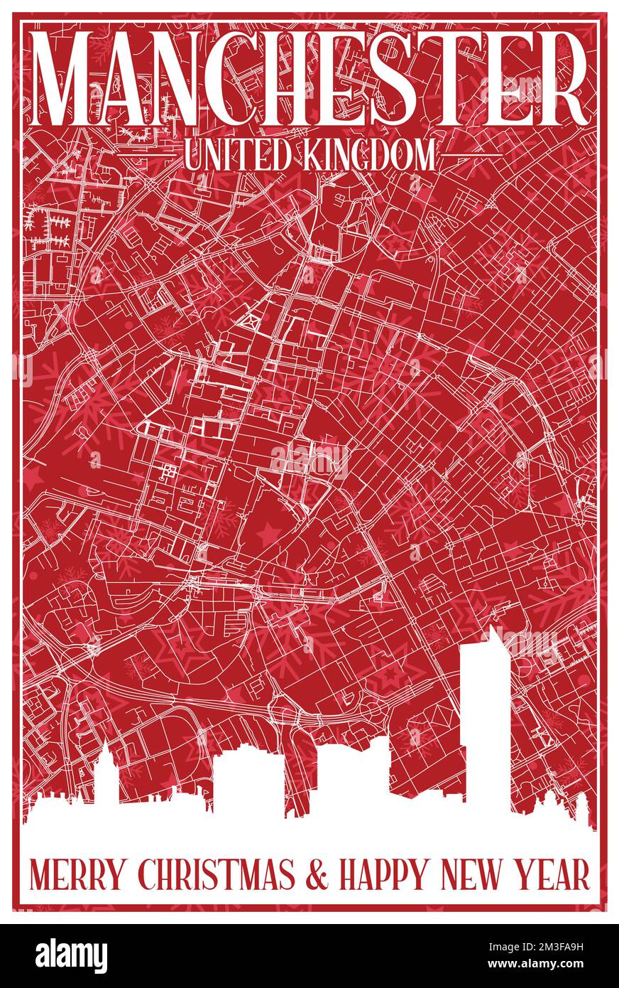 Manchester alt und neu Stock-Vektorgrafiken kaufen - Alamy