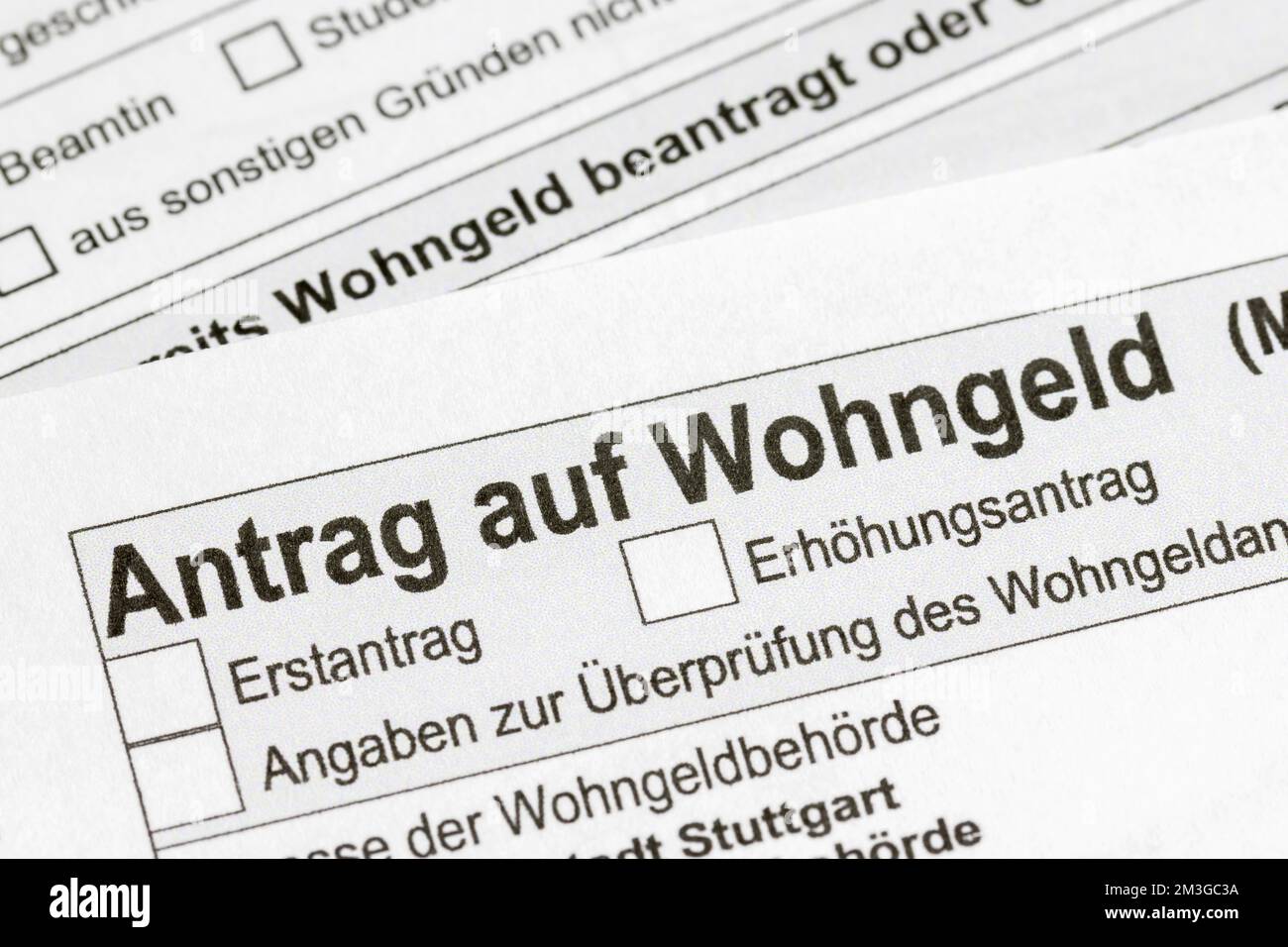 Antrag auf wohngeld -Fotos und -Bildmaterial in hoher Auflösung – Alamy