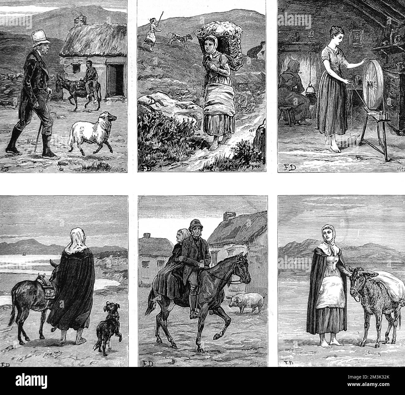 Farming in 1880s -Fotos und -Bildmaterial in hoher Auflösung – Alamy