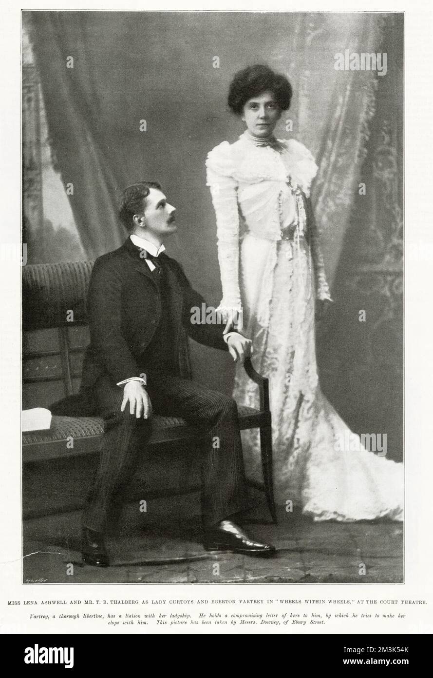 Lena Ashwell (1872-1957), britische Schauspielerin und Theatermanagerin ...