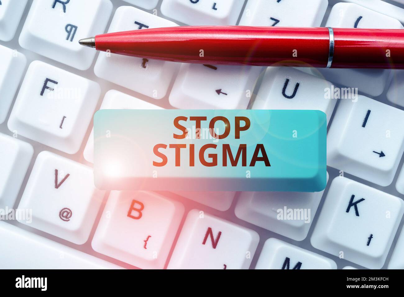 Textbeschriftung mit „Stop Stigma“. Das Gefühl der Missbilligung, das ... Textbeschriftung mit „Stop Stigma“. Das Gefühl der Missbilligung, das ...