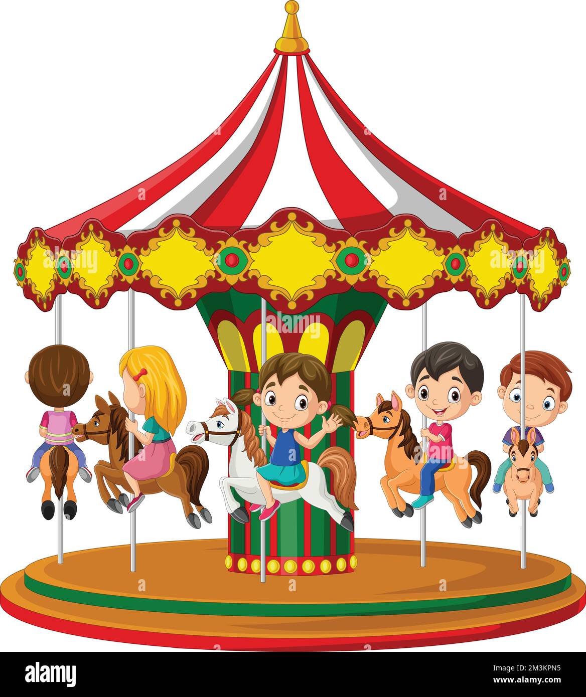 Kinder kirmes fahren Stock-Vektorgrafiken kaufen - Alamy