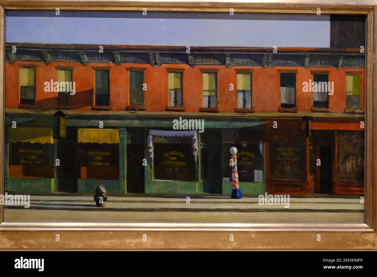 Ein geschlossener Blick auf „Early Sunday Morning“ 1930 von Edward ...