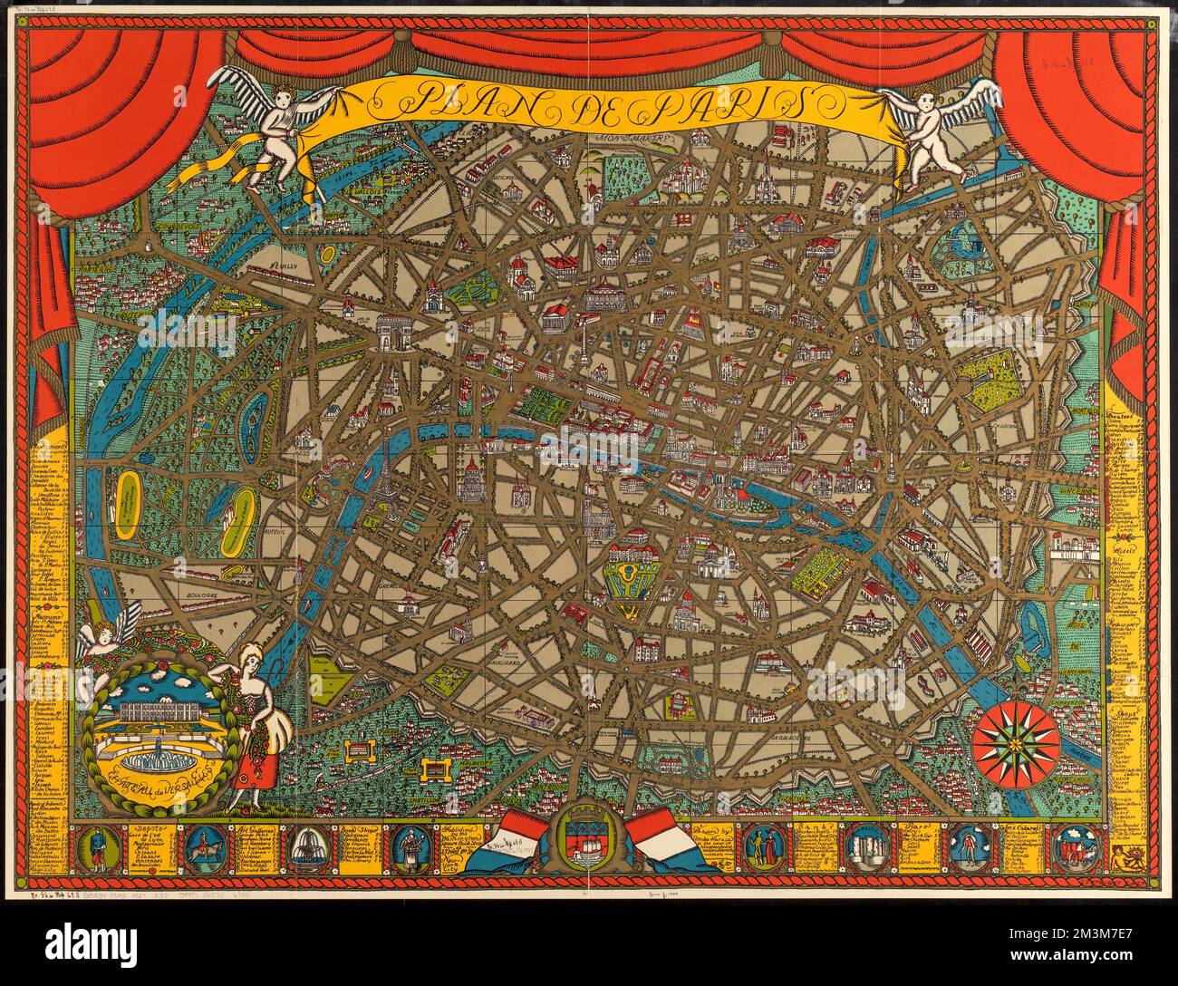 Plan de Paris , Paris Frankreich, Maps Norman B. Leventhal Map Center ...