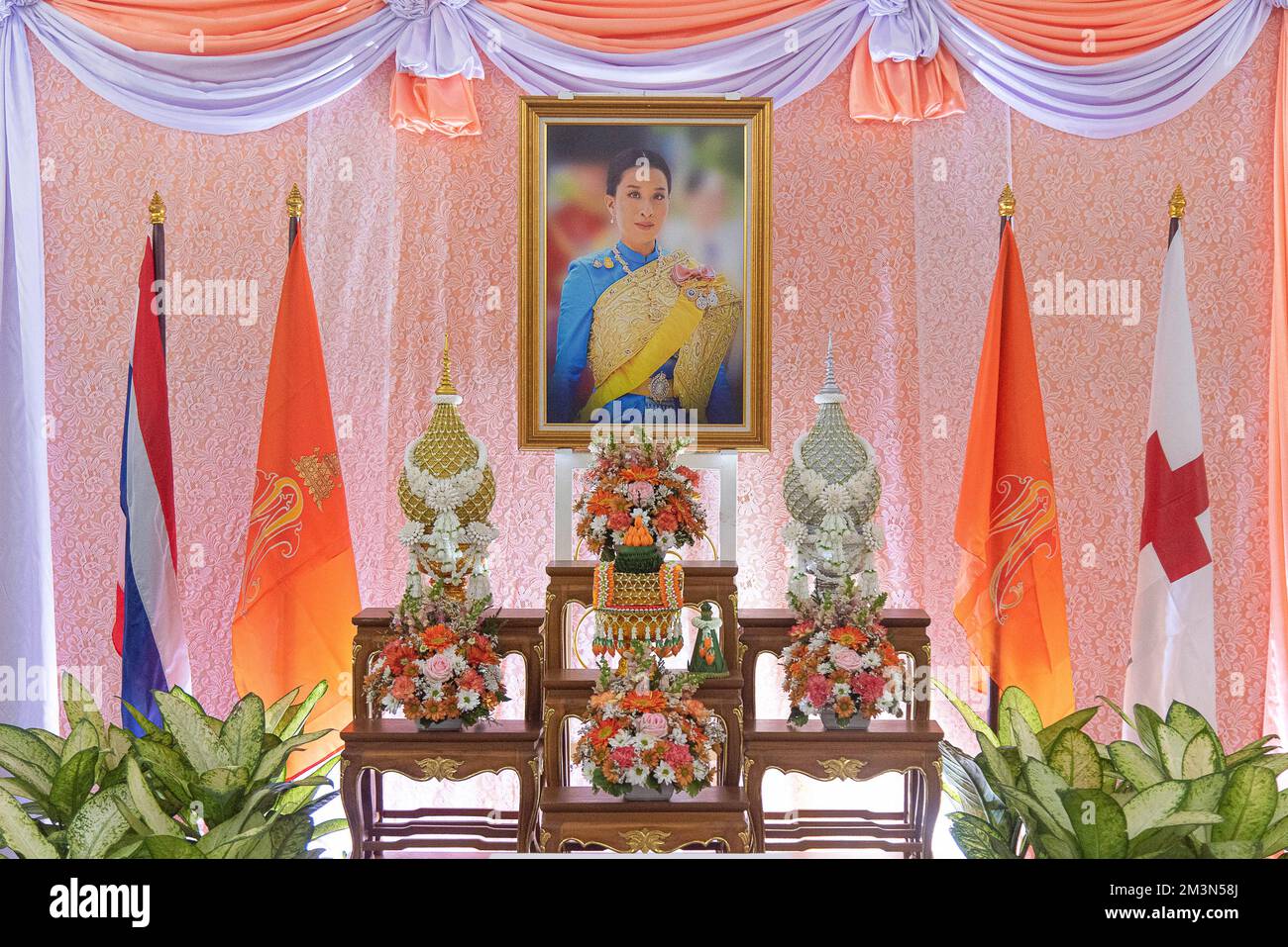 Bangkok, Thailand. 16.. Dezember 2022. Ein Porträt der thailändischen Prinzessin Bajrakitiyabha ...