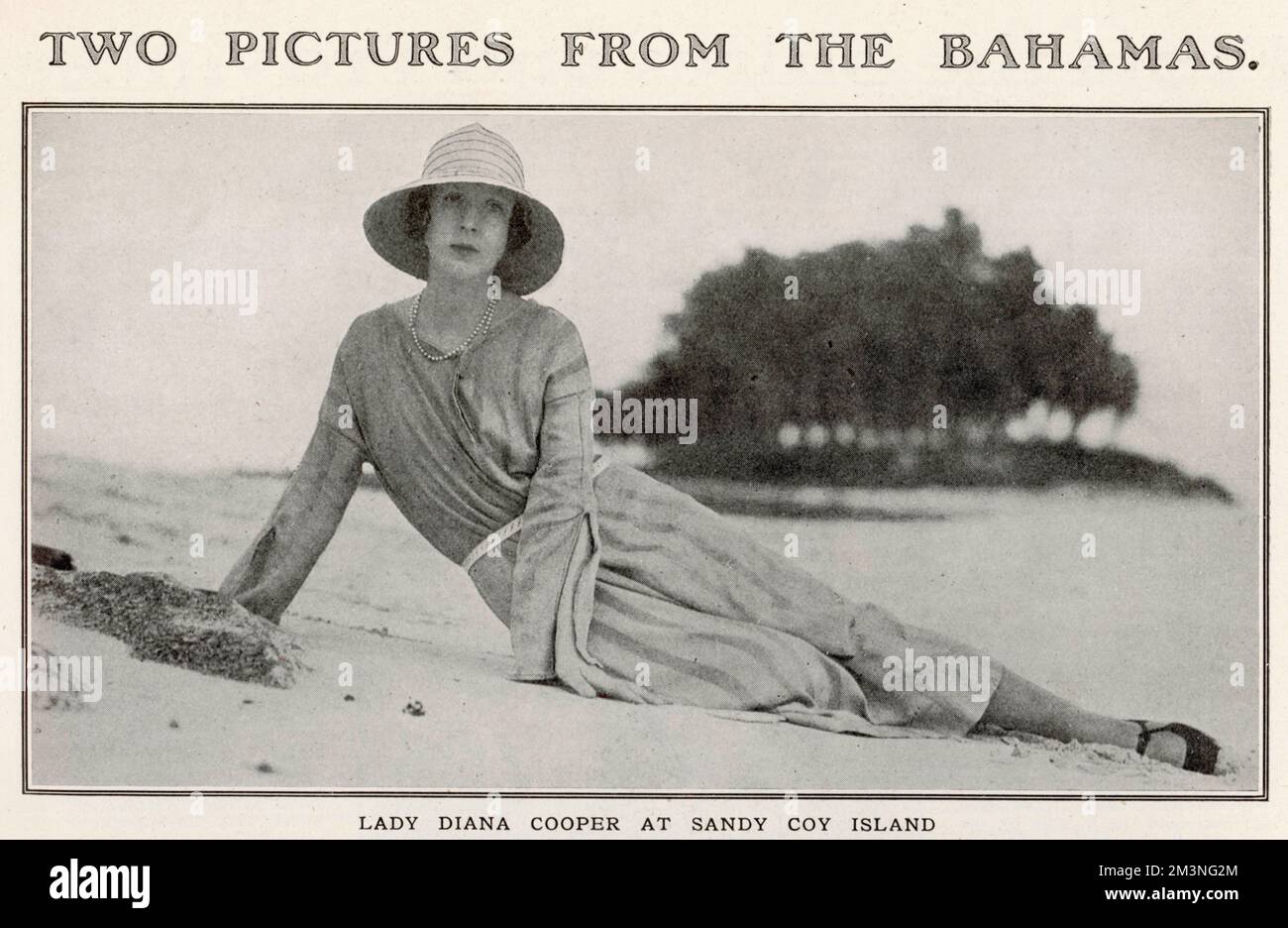 Lady Diana Cooper, die britische Gesellschaft und Schauspielerin ...