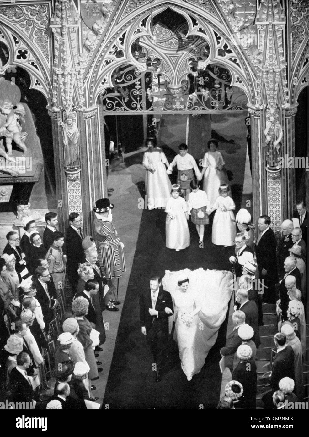 Prinzessin Alexandra von Kent und der Ehrenmann Angus Ogilvy begeben ...