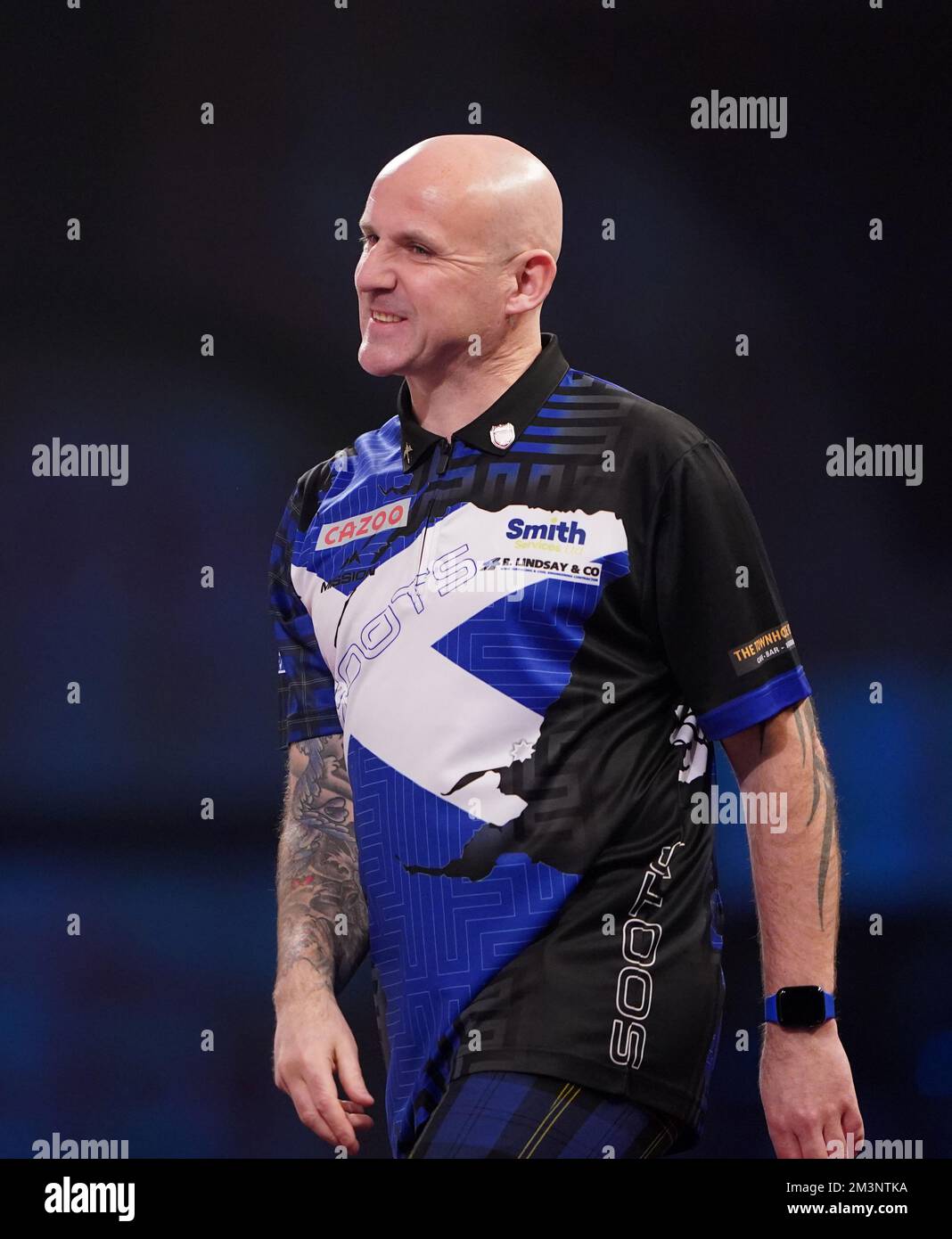 Schottlands Alan Soutar in Aktion gegen Australiens Mal Cuming am ...