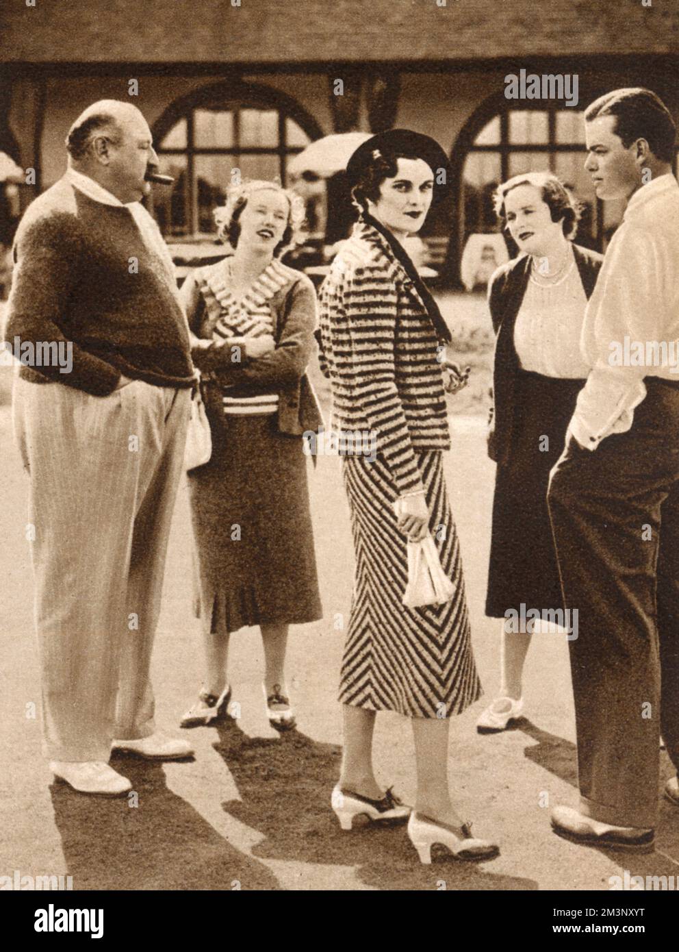 Lord Castlerosse, Lady Milton, Mrs Charles Sweeny (früher Miss Margaret ...
