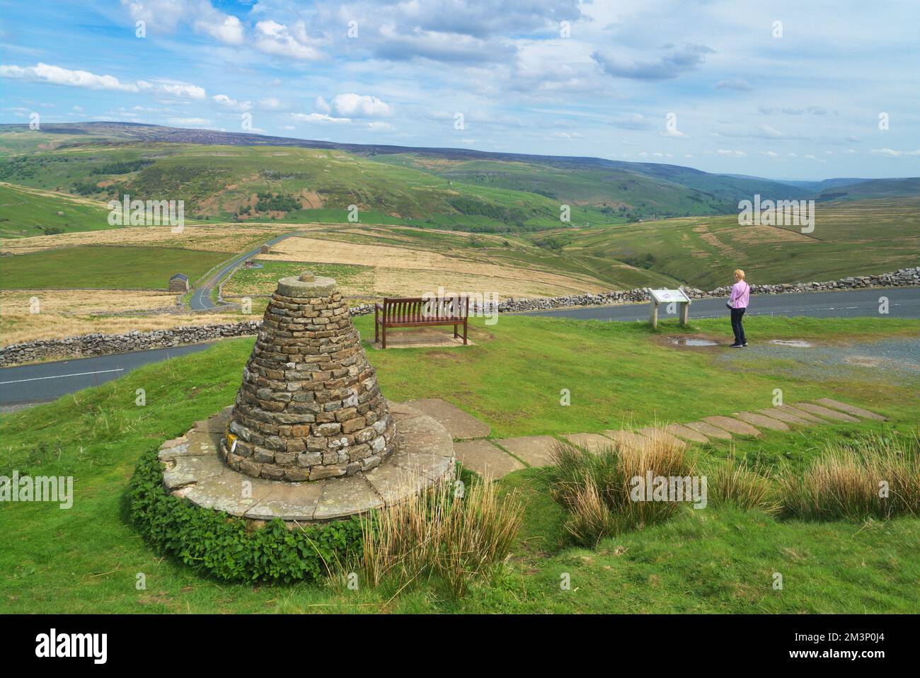 Blick nach unten in richtung thwaite in swaledale -Fotos und ...