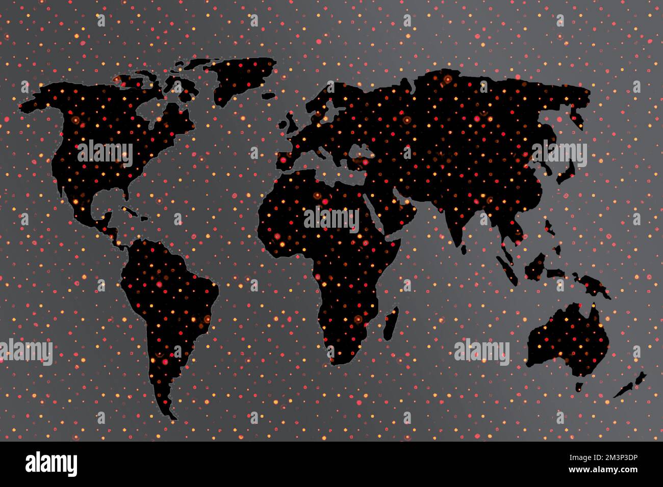 Weltkarten-Design. Erde mit Kontinenten. Karte von europa und amerika, Asien und Australien ...