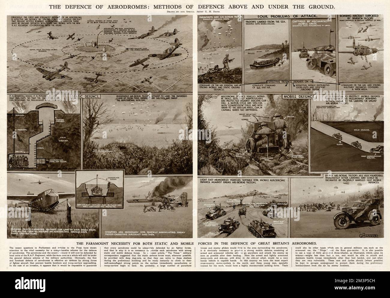 Die Verteidigung britischer Flugplätze: Methoden der Ober- und ...
