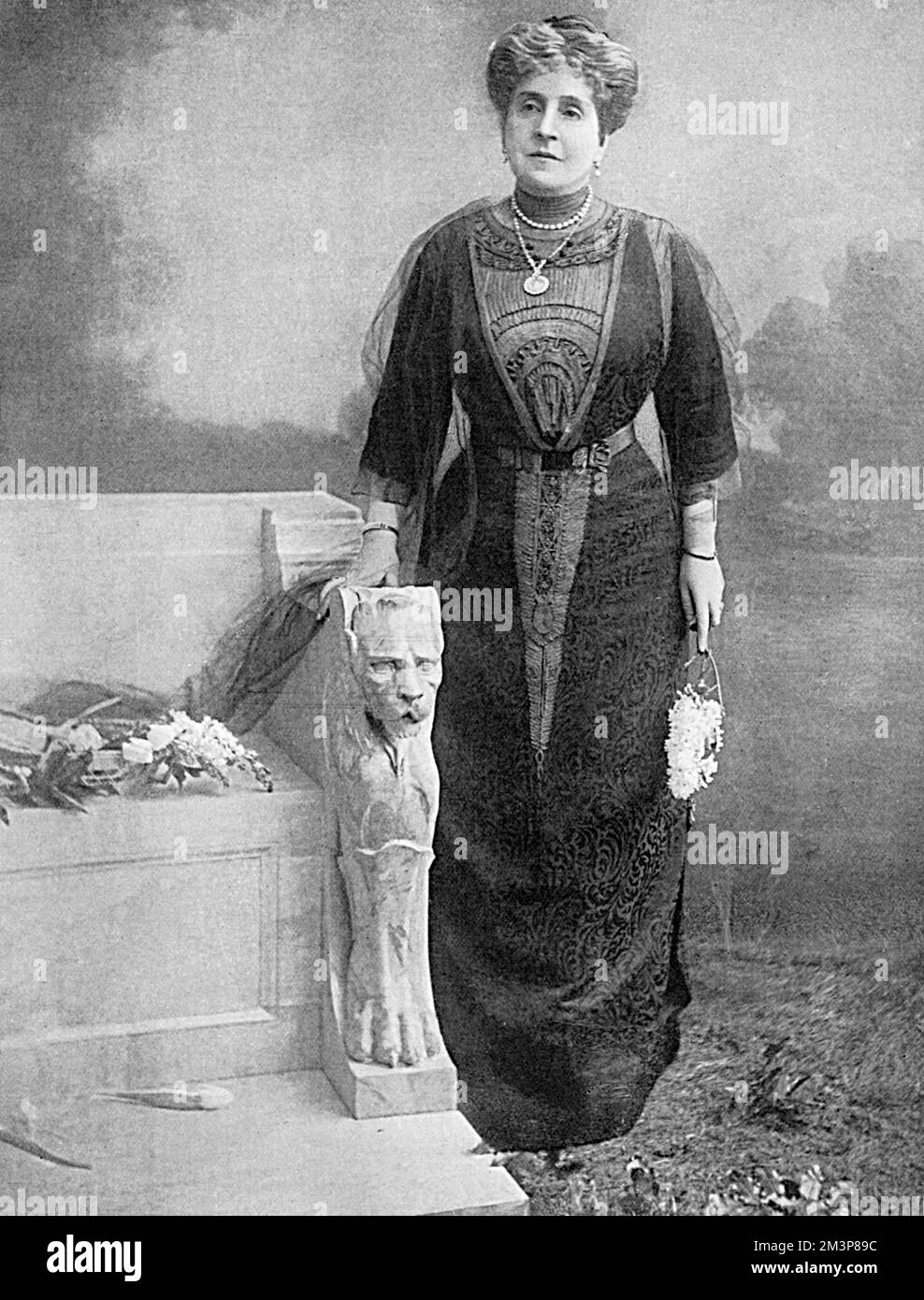 Adeline, Herzogin von Bedford (1852-1920), vormals Lady Adeline Mary Somers-Cocks, George ...