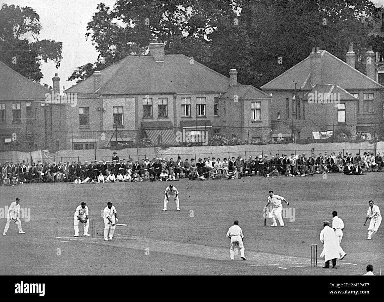 Kent Gastgeber Surrey auf dem Rectory Field Ground, Blackheath. Der ...