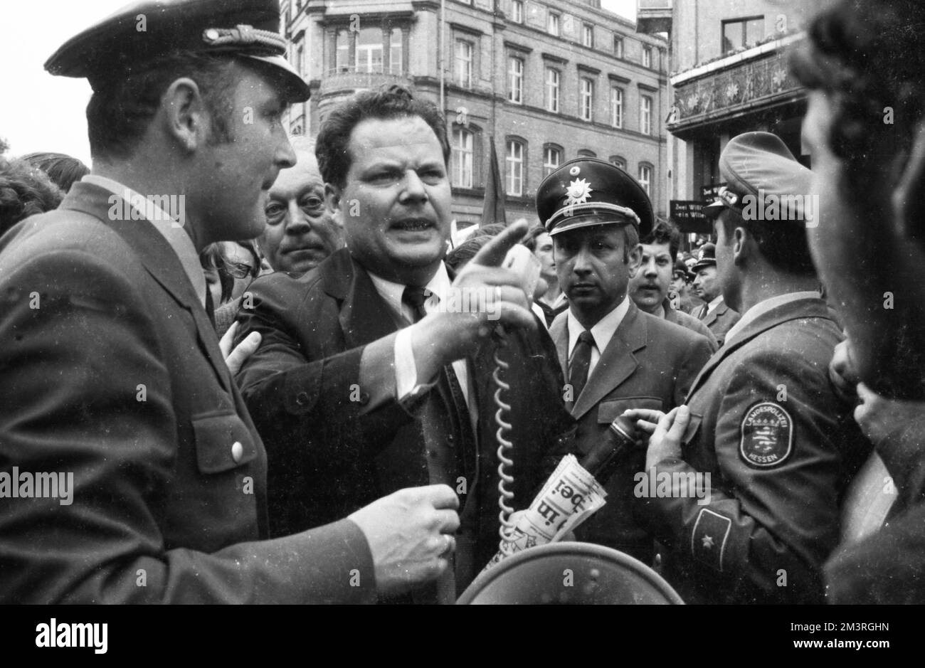 Das zweite Treffen von Kanzler Willy Brandt mit dem DDR-Abgeordneten ... Das zweite Treffen von Kanzler Willy Brandt mit dem DDR-Abgeordneten ...