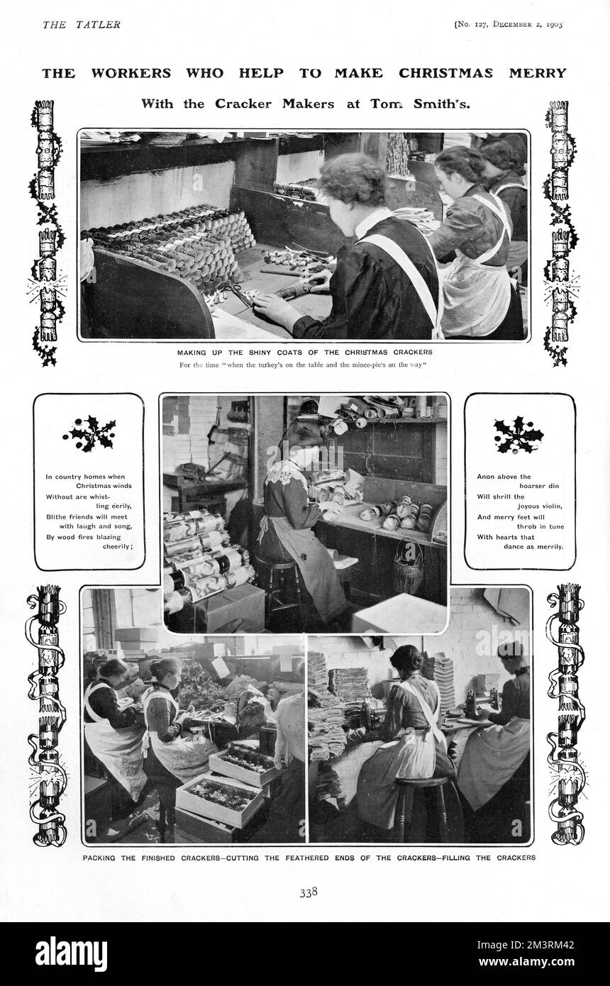 Seite von der Tatler berichtet über die verschiedenen Phasen der ...