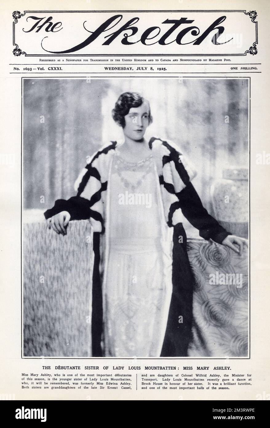 Ruth Mary Clarisse Ashley, Tochter der Multi-Millionärin ...