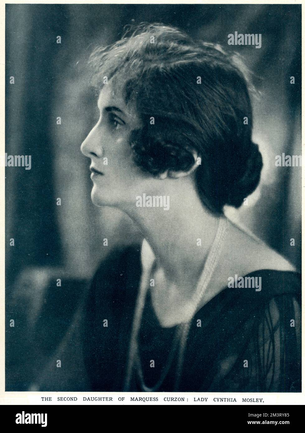 Lady Cynthia Mosley (1898 1933), zweite Tochter von Marquess Curzon von ...