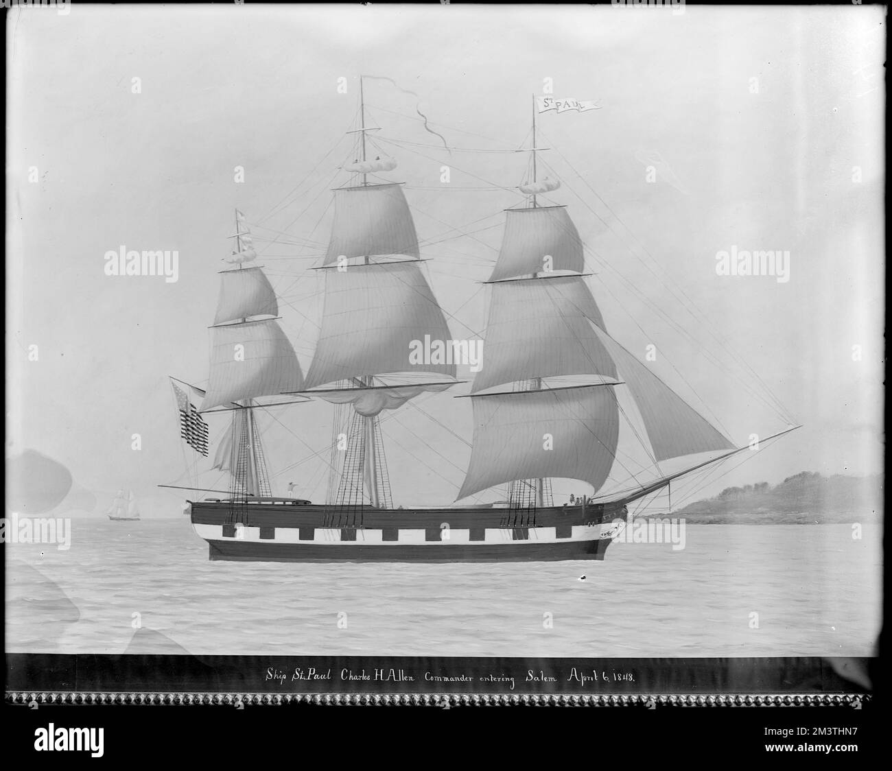 Schifffahrt, Schiff "Saint Paul", Charles H. Allen, Meister, Marines ...