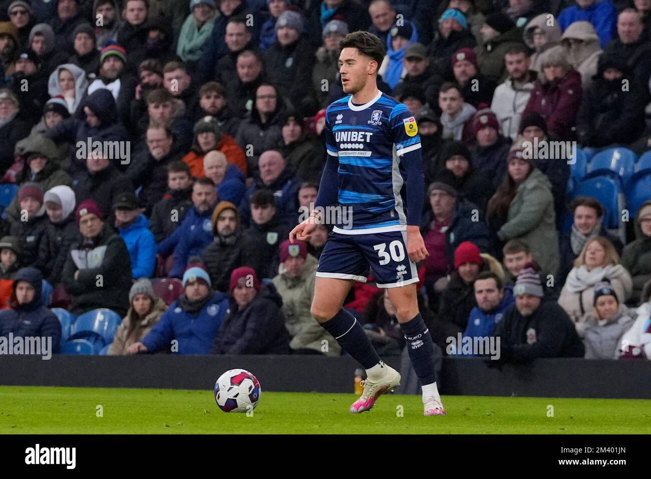 Hayden Hackney #30 von Middlesbrough während des Sky Bet Championship ...
