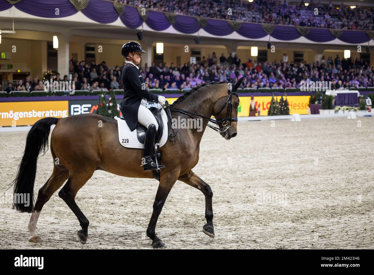 18. Dezember 2022, Hessen, Frankfurt/Main: Reitsport: Dressur/Springen ...