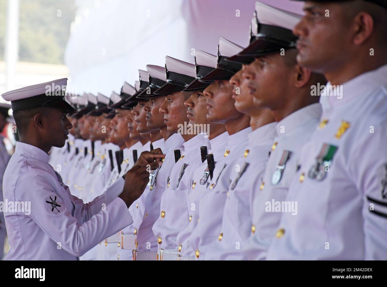 Mumbai, Indien. 18.. Dezember 2022. Ein Seemanns-Einstellknopf von ...