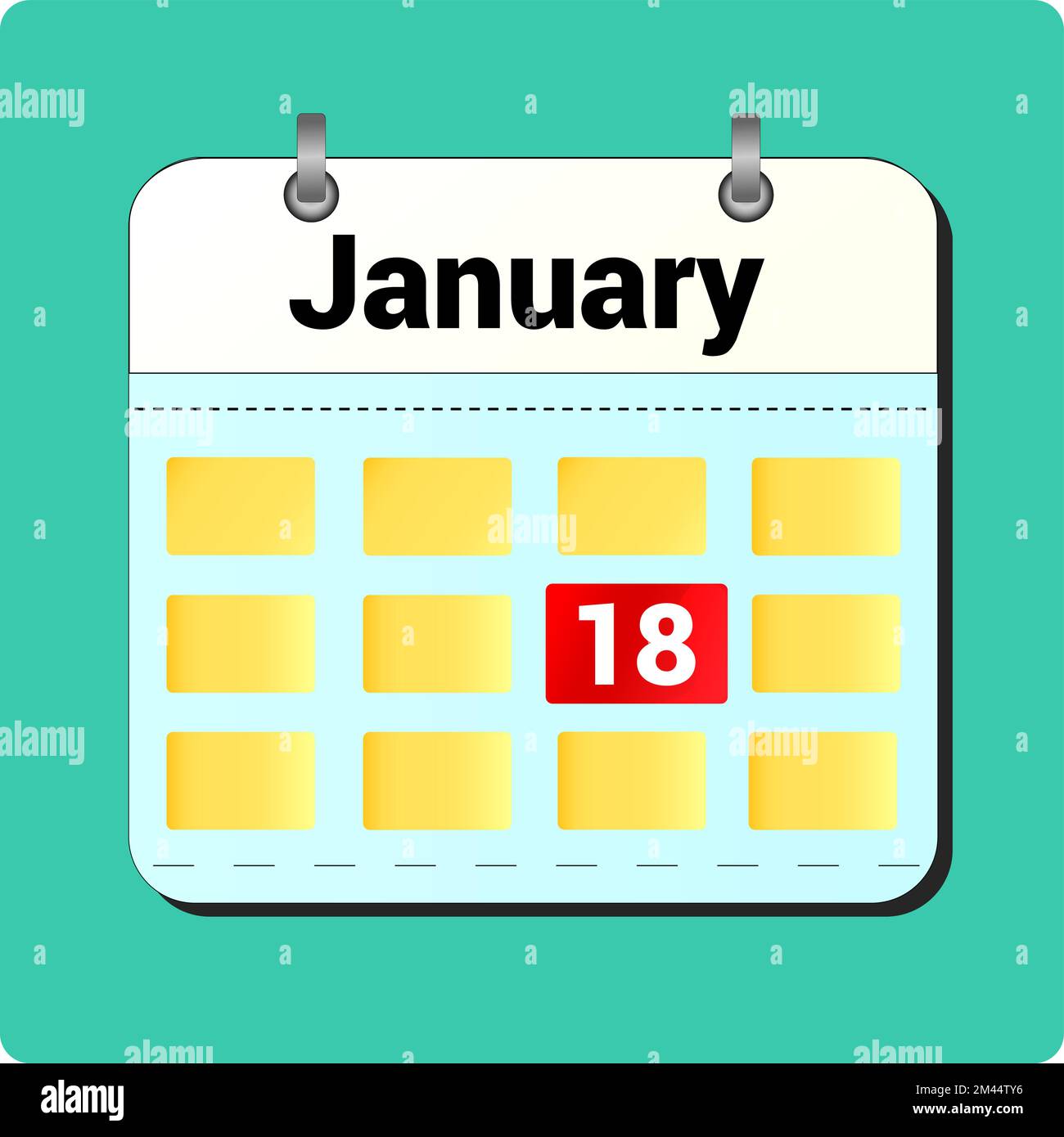 Der monat januar zeichnung -Fotos und -Bildmaterial in hoher Auflösung ...