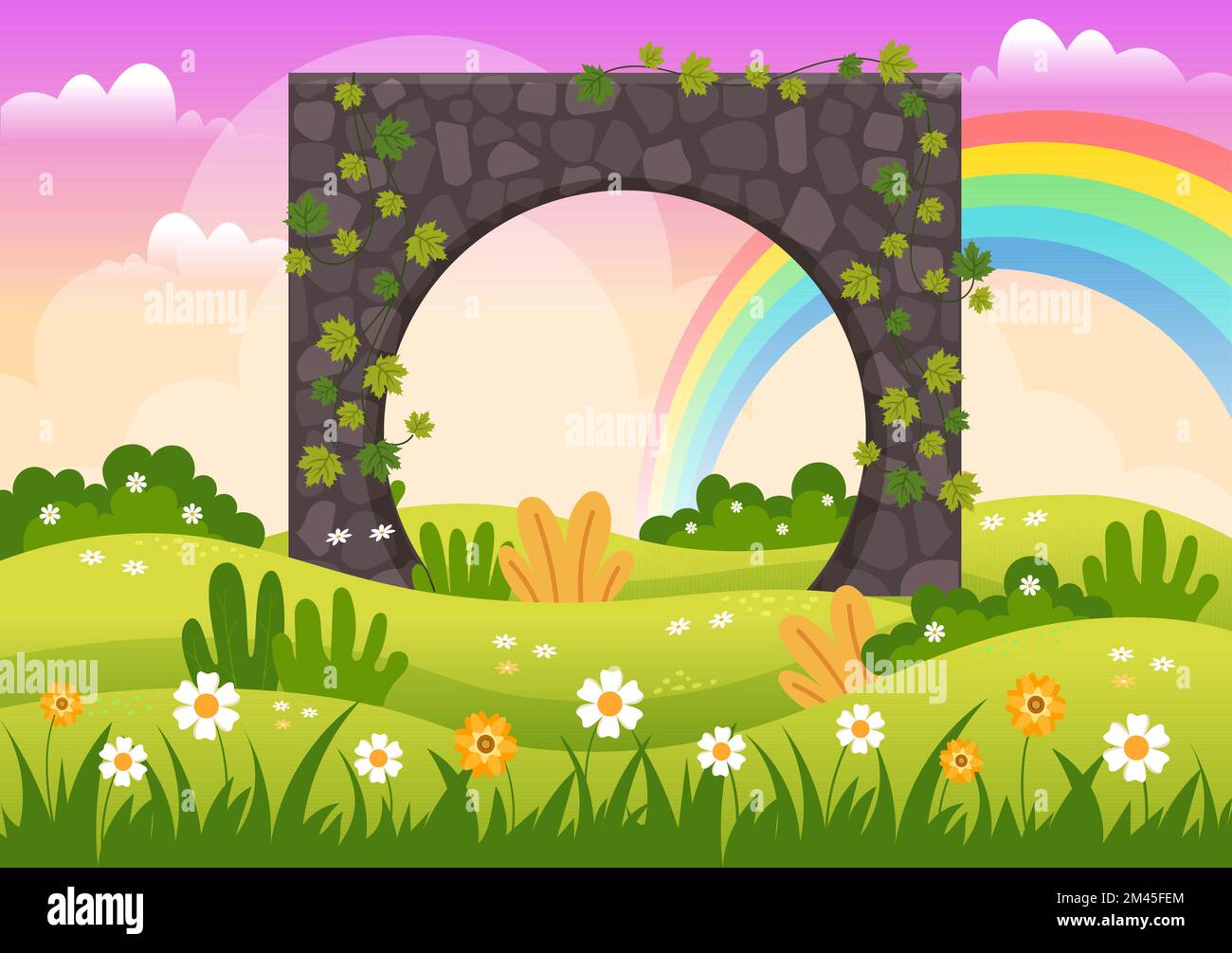 Garden portal Stock-Vektorgrafiken kaufen - Alamy