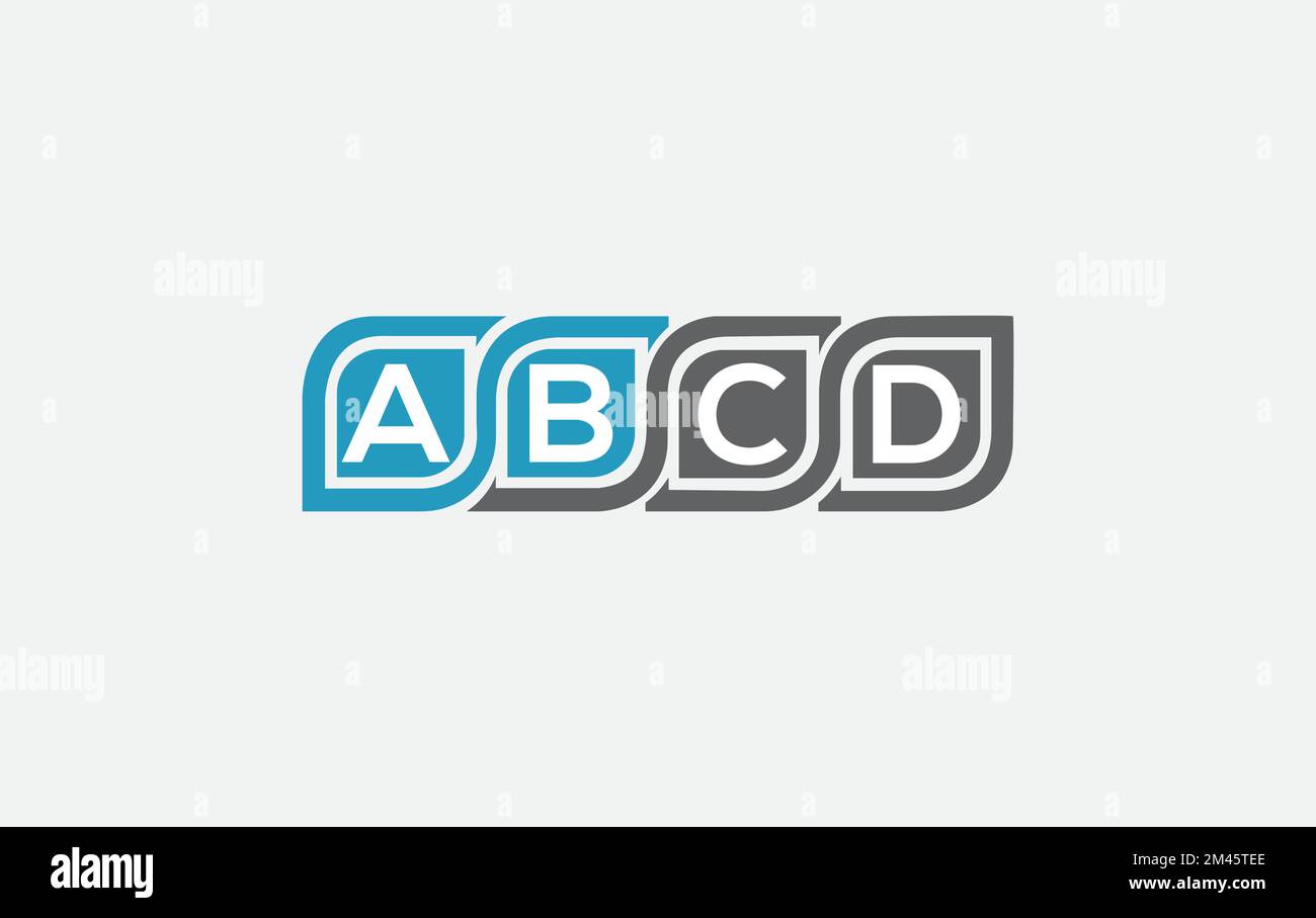 Disegno del logo abcd -Fotos und -Bildmaterial in hoher Auflösung – Alamy