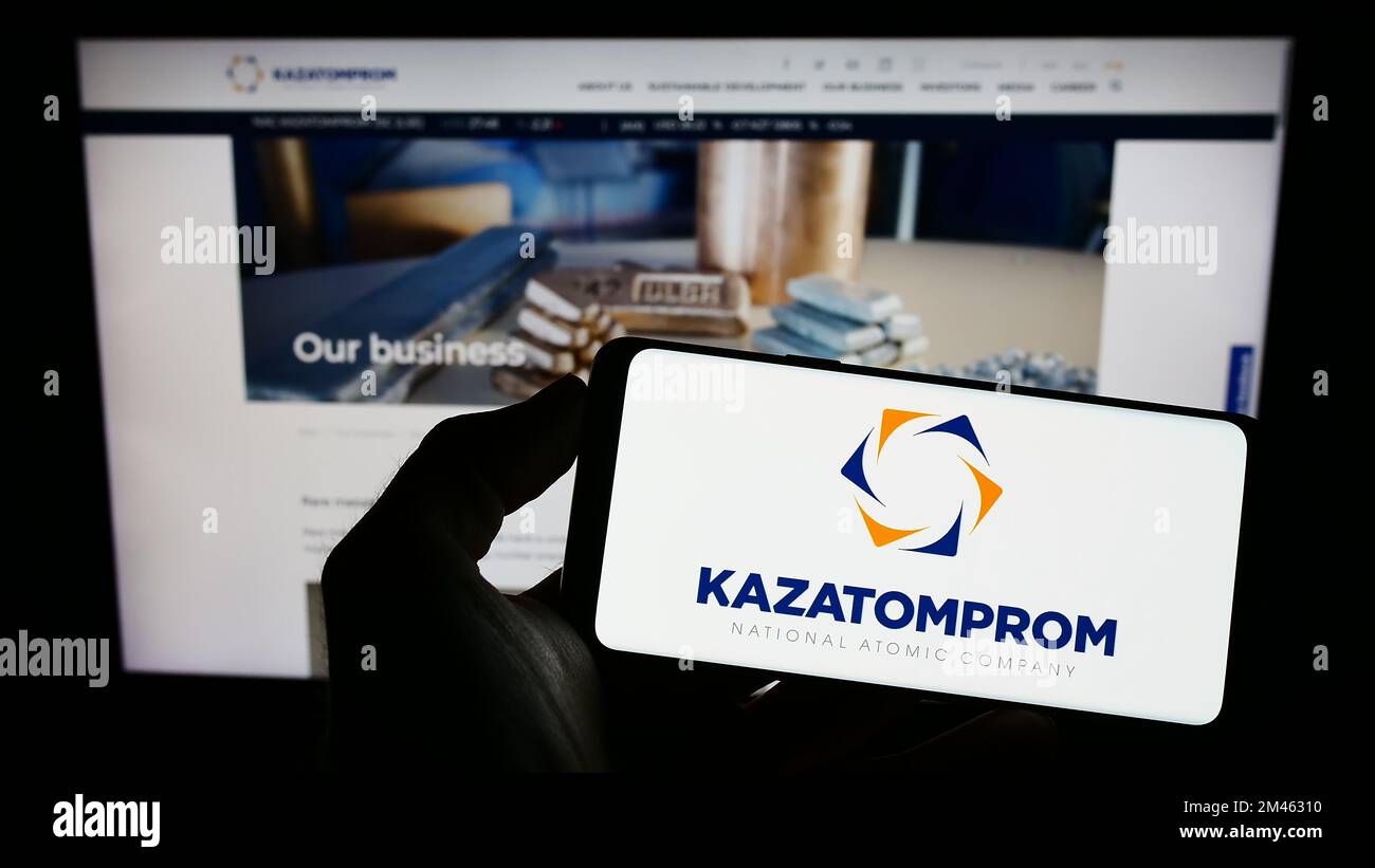 Kazatomprom logo -Fotos und -Bildmaterial in hoher Auflösung – Alamy