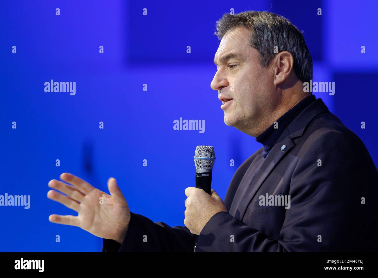 Erlangen, Deutschland. 19.. Dezember 2022. Markus Söder (CSU ...