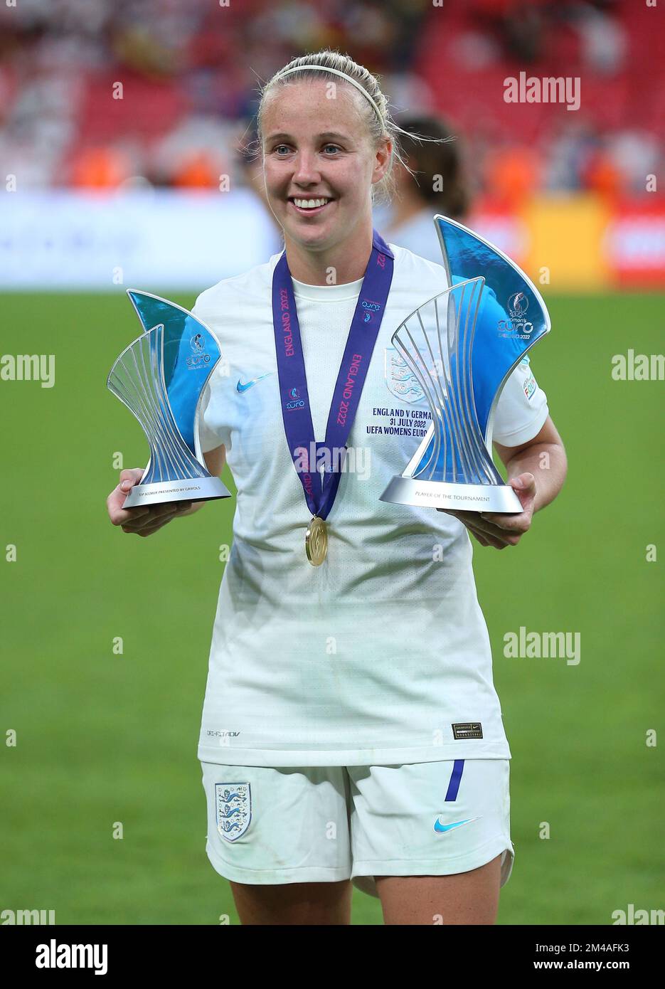 Aktenfoto von 31-07-2022 von Englands Beth Mead. Der englische Star ...