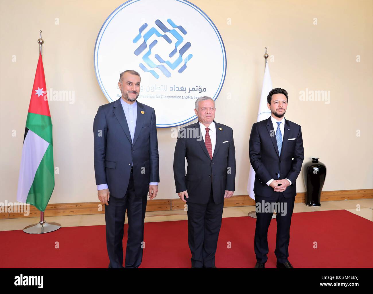 Totes Meer, Jordanien. 20.. Dezember 2022. Der iranische Außenminister ...