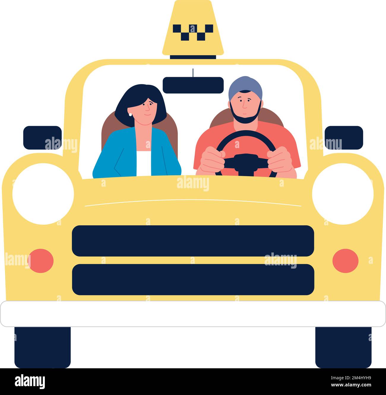 Man drive car cartoon -Fotos und -Bildmaterial in hoher Auflösung – Alamy