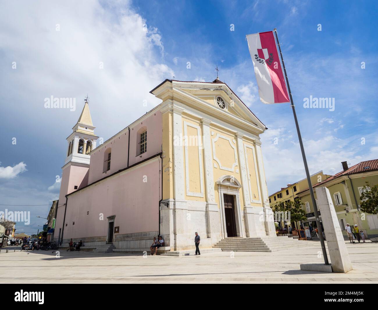 Kirche unserer Lieben Frau der Engel, Hauptplatz, Porec, Istrien ...