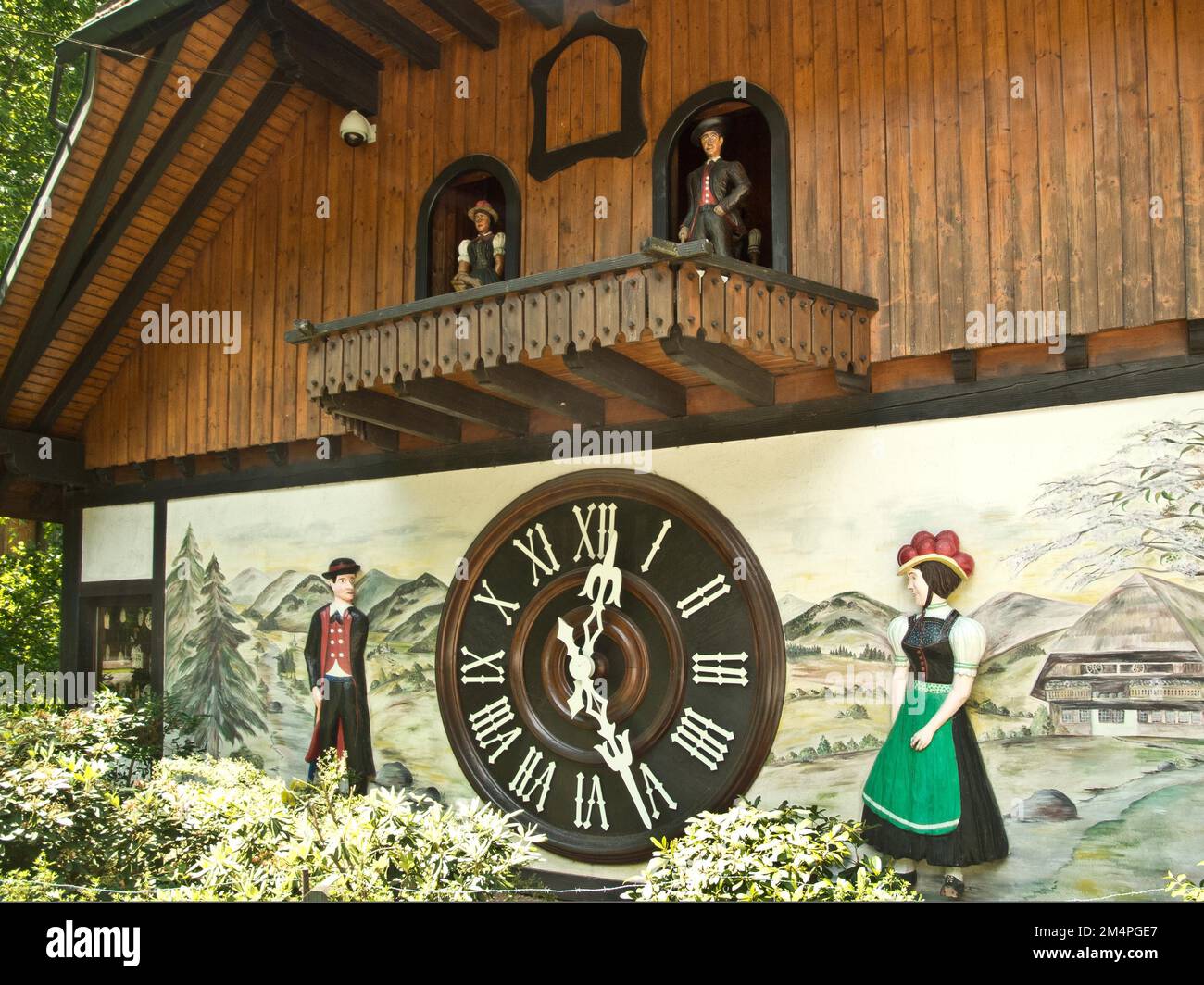 Die größte Kuckucksuhr der Welt bei Triberg, Schwarzwald, Deutschland ...