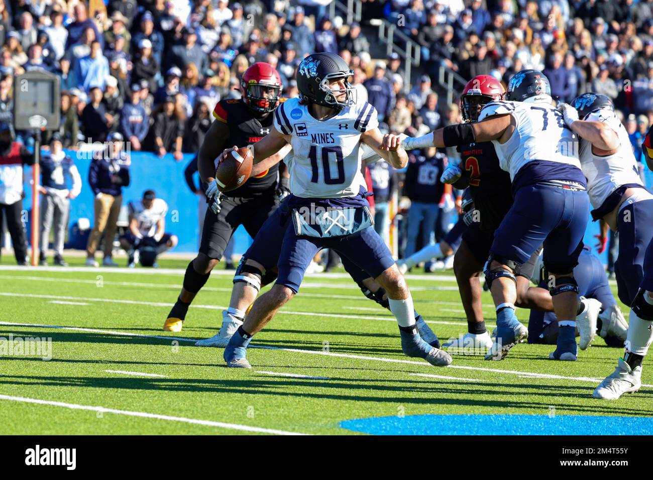 Die Colorado School of Mines Orediggers, Quarterback John Matocha (10 ...
