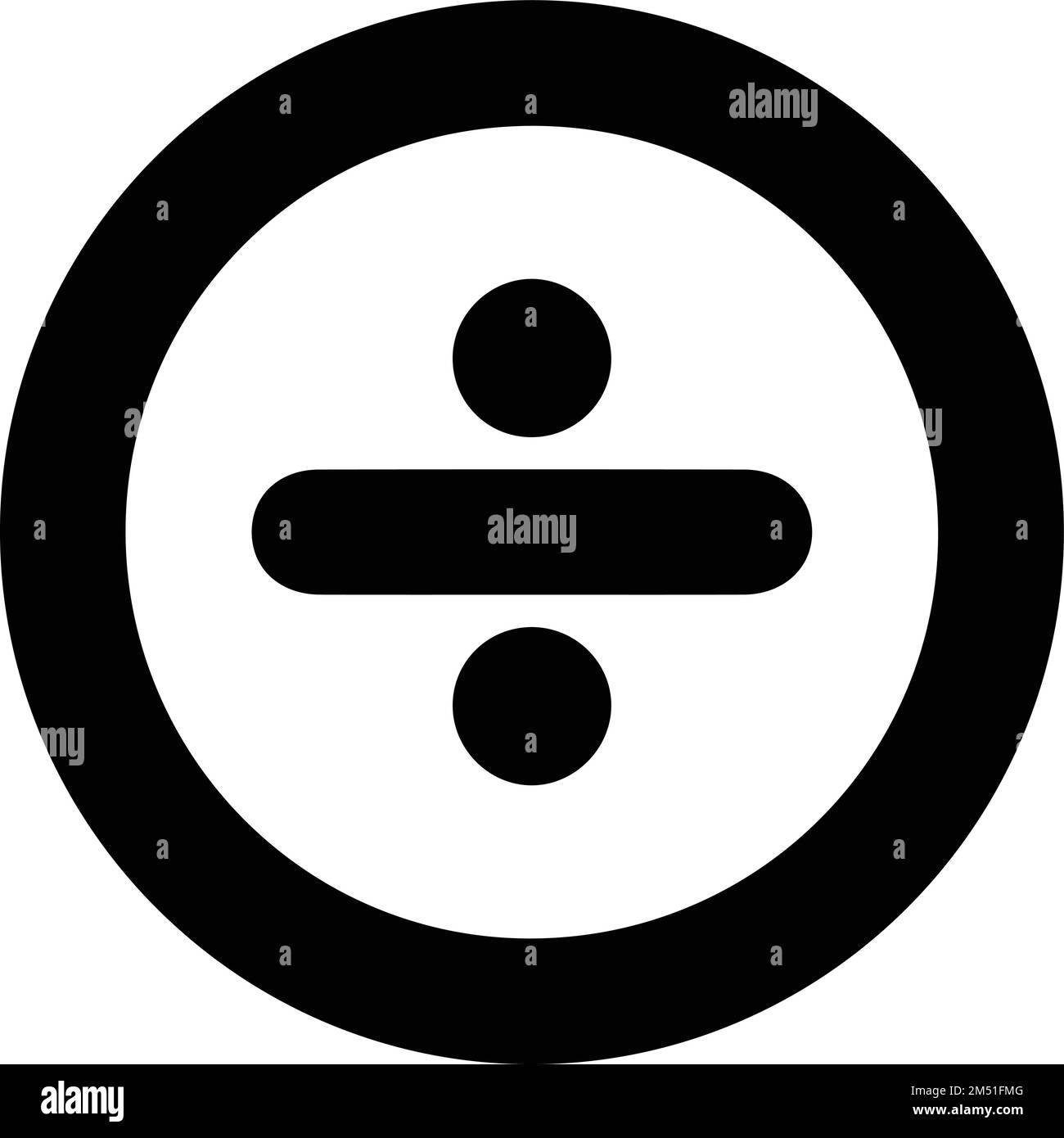 Symbole de division en latex Stock-Vektorgrafiken kaufen - Alamy