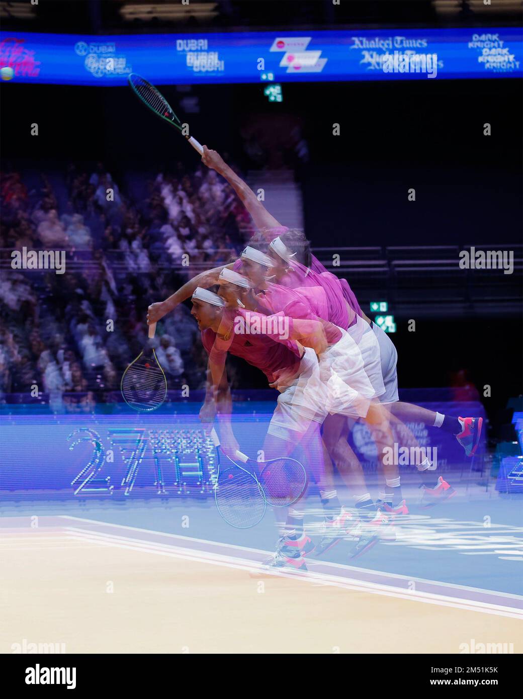 Dubai, VAE, 24. Dezember 2022. Mehrfachaufnahme des deutschen ...