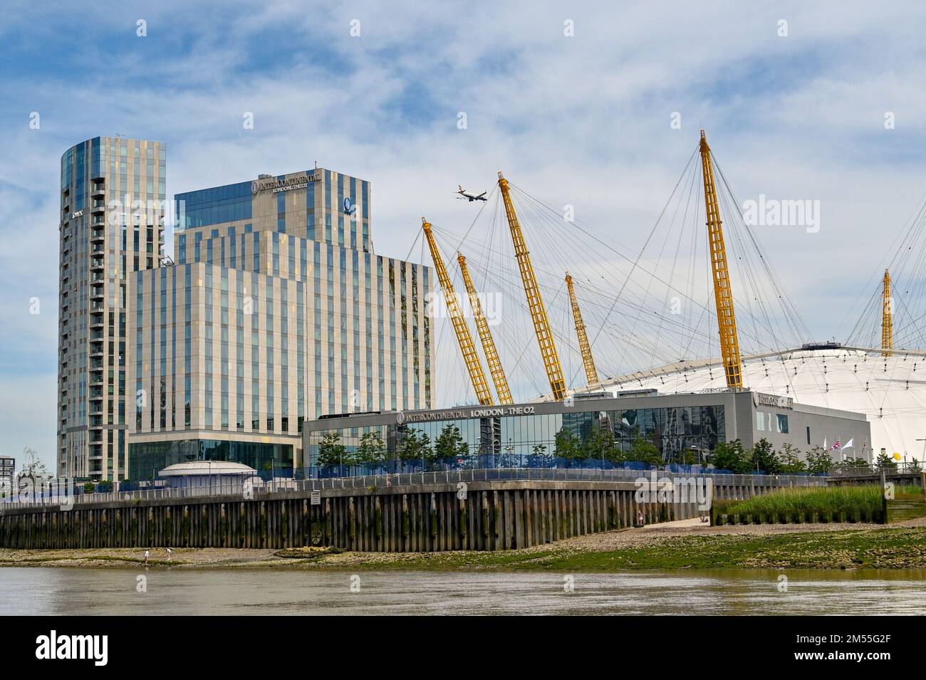 London, England, Großbritannien - Juni 2022: Die O2 Arena in Greenwich ...